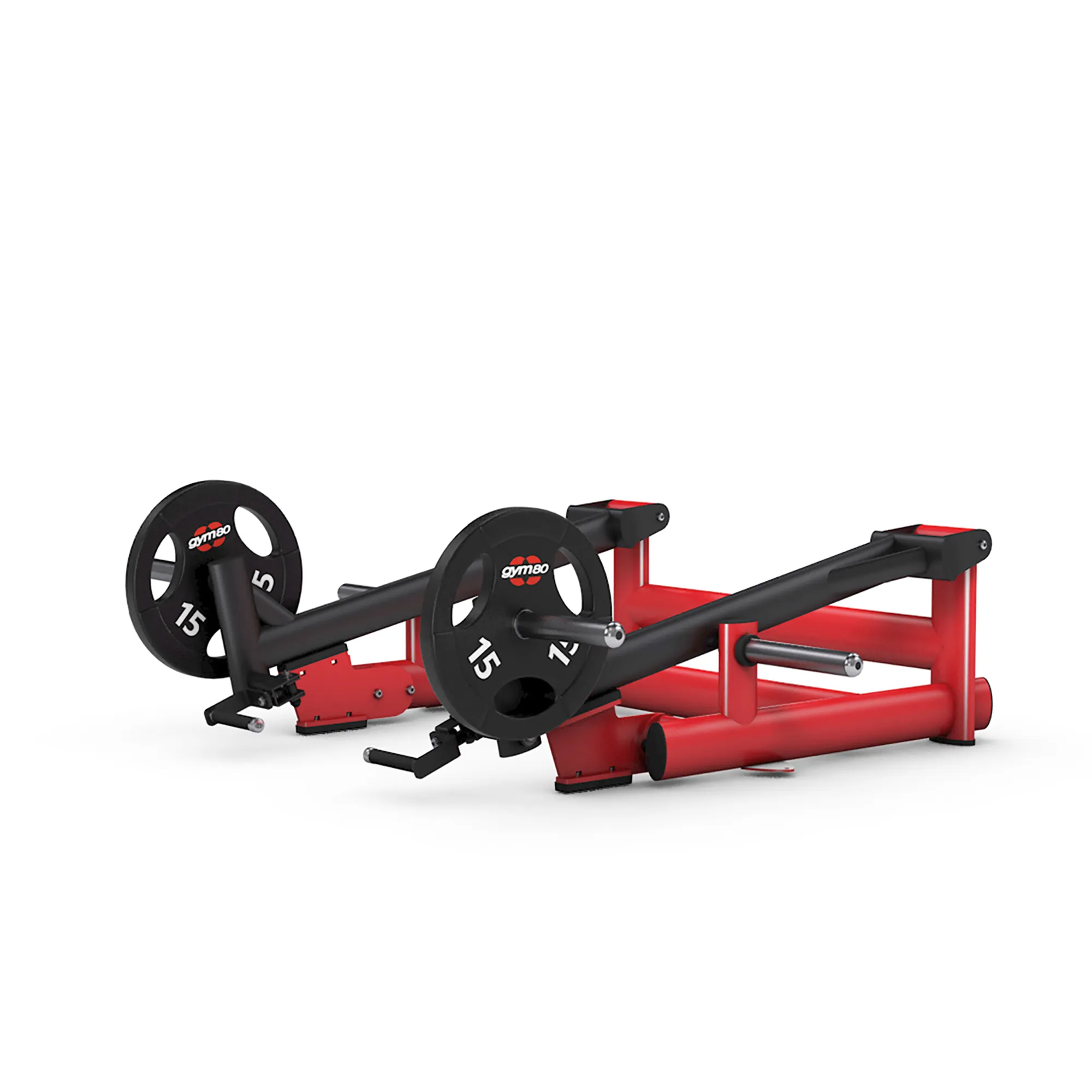 Prøv gym80 Pure Kraft Deadlift Rotating Grips Dual i vores showroom